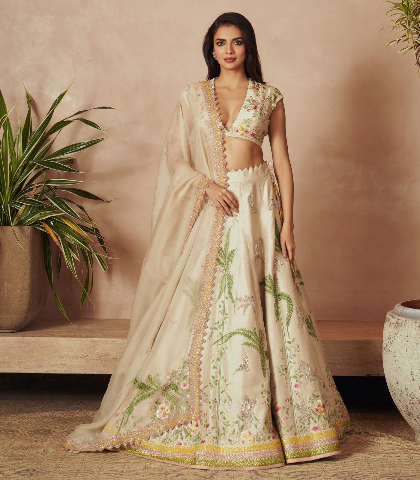 IVORY SAADIYA LEHENGA SET – anushreereddydesign